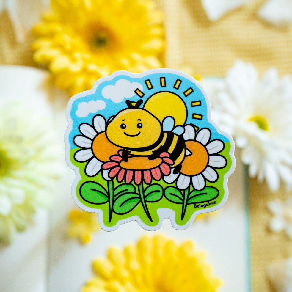 Bee Glossy Sticker – belugabeeofficial